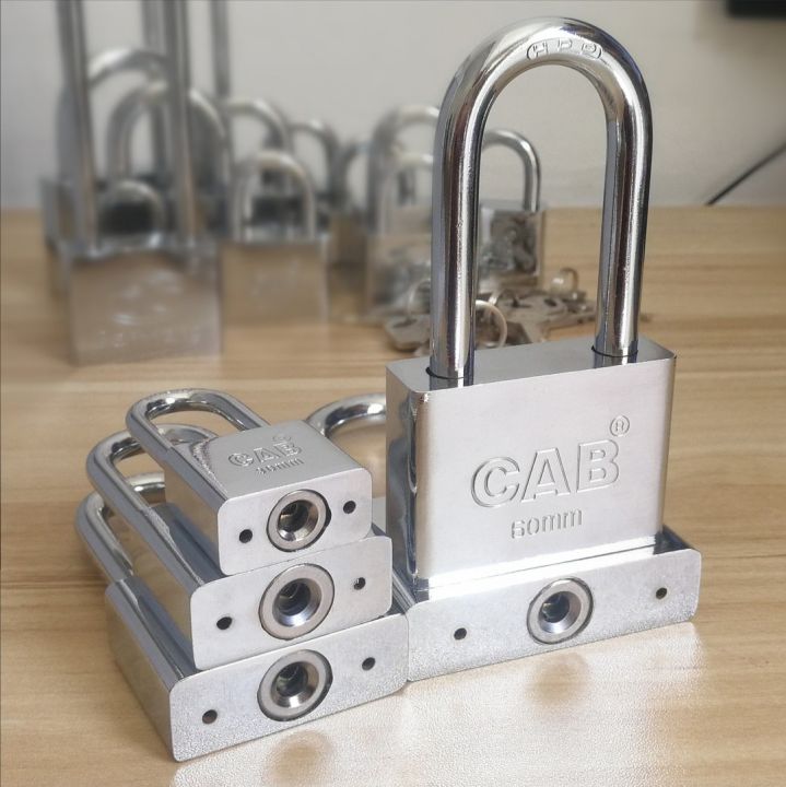 100% ORIGINAL HEAVY DUTY PADLOCK ( LONG SHACKLE ) 30MM , 40MM , 50MM ...