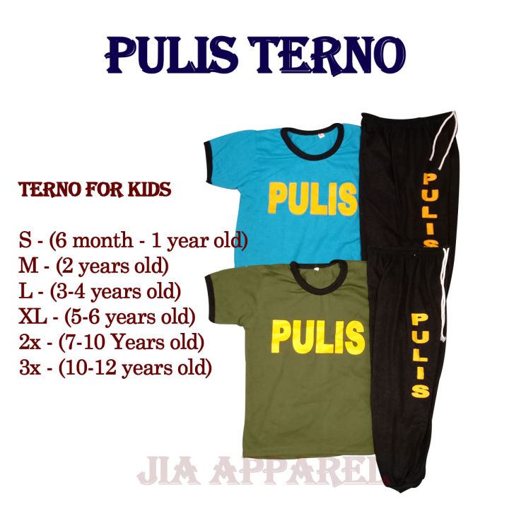 PULIS TERNO FOR KIDS | Lazada PH