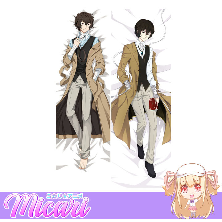 Micari Bungou Stray Dogs Osamu Dazai Anime Dakimakura Life Size Mini ...