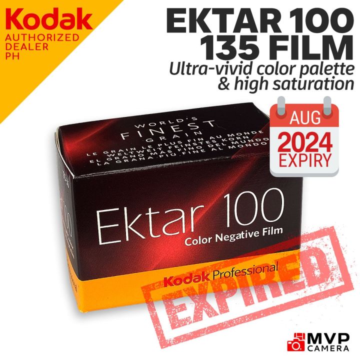 KODAK EKTAR Professional 100 (1 ROLL) 135 35mm Color Negative Film 36 EXP C41 PROCESS MVP CAMERA ...