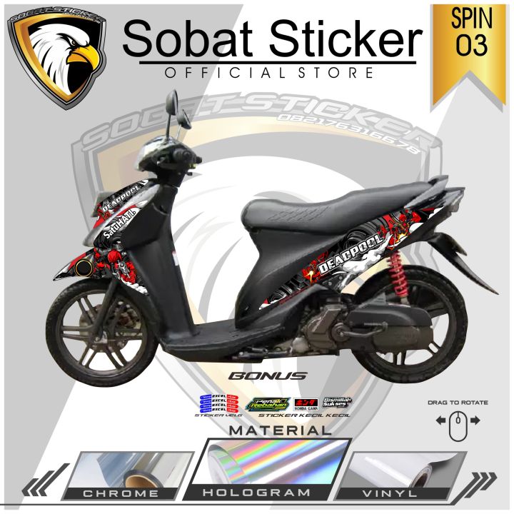 STRIPING SPIN - STRIPING HOLOGRAM SUZUKI SPIN 2006-2011 DEADPOOL ...