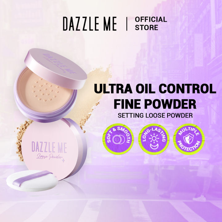 DAZZLE ME Always Setting Loose Powder - Sweat Proof Matte Finished Long ...