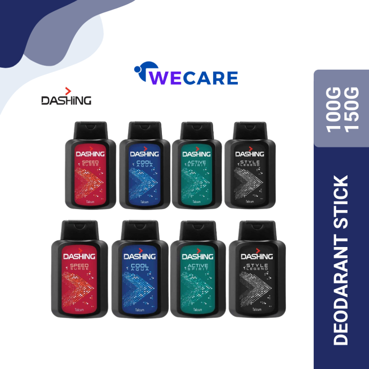 Dashing Men Talcum Powder (100g / 150g) - 4 Variants | We Care | Lazada