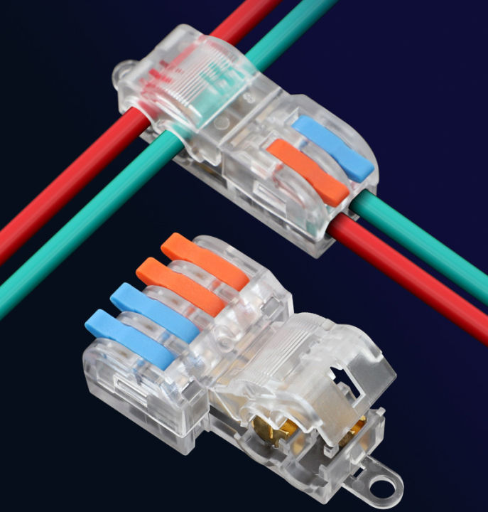 5Pcs T-type Electrical Wire Connector Stripping-free Brancher Quick ...