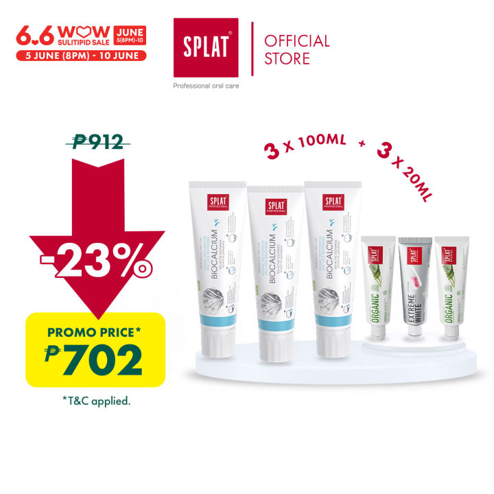 SPLAT Professional Series Biocalcium Toothpaste (100ML) | Lazada PH