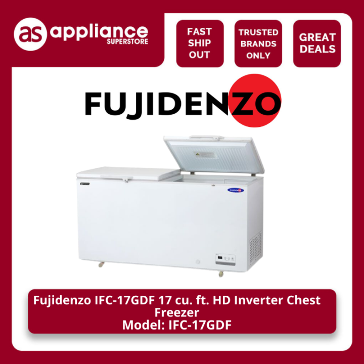 Fujidenzo IFC-17GDF 17 cu. ft. HD Inverter Chest Freezer | Lazada PH