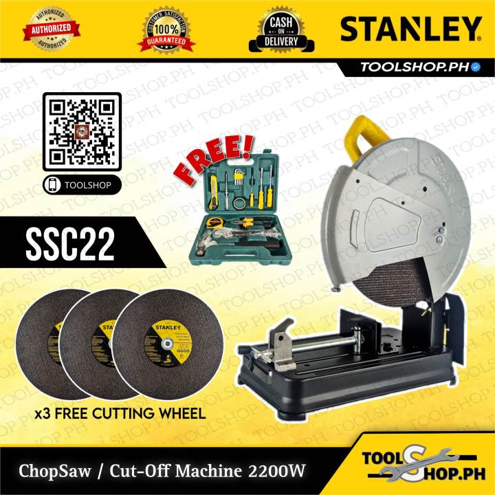 STANLEY Cut-off Machine 2200W SSC22 w/ FREE TOOLSET | Lazada PH