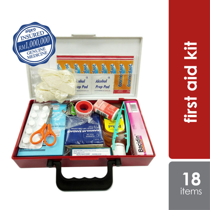 Medishield First Aid Kit Equipped MAS 319 (Small) | antiseptic / wound ...