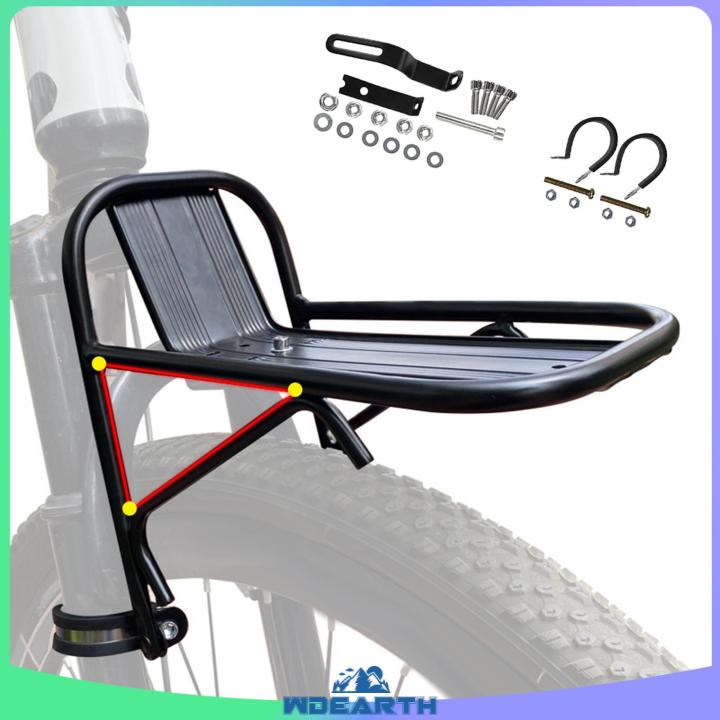 WDEarth Bike Front Carrier Rack Luggage Rack Universal Lightweight ...
