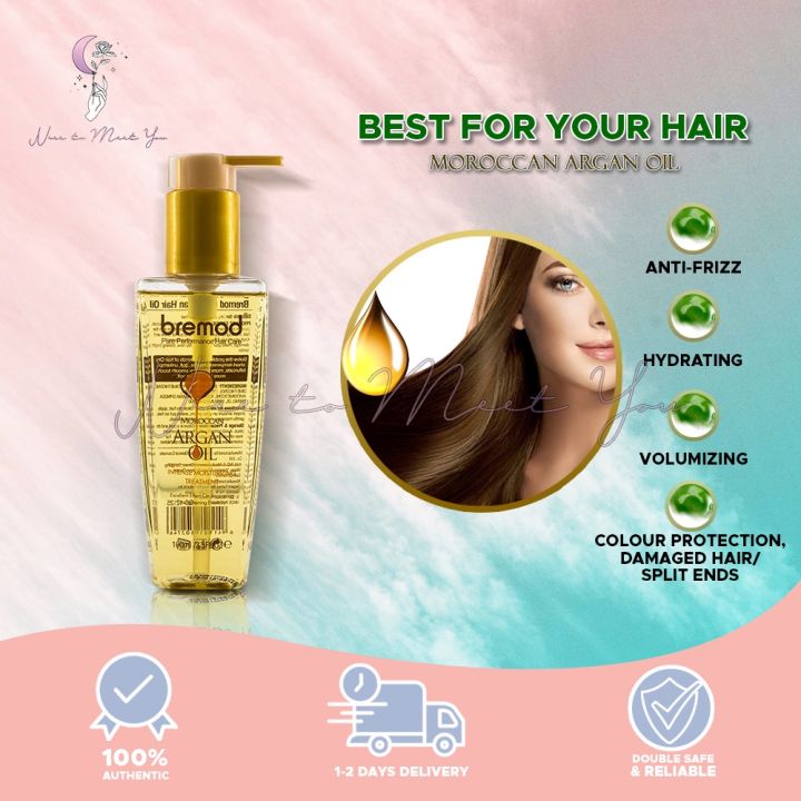 Bremod Moroccan Argan Oil Hair Serum 100ml Hair Beauty Serum Care ... Bremod Moroccan Argan Oil Hair Serum 100ml Hair Beauty Serum Care ...