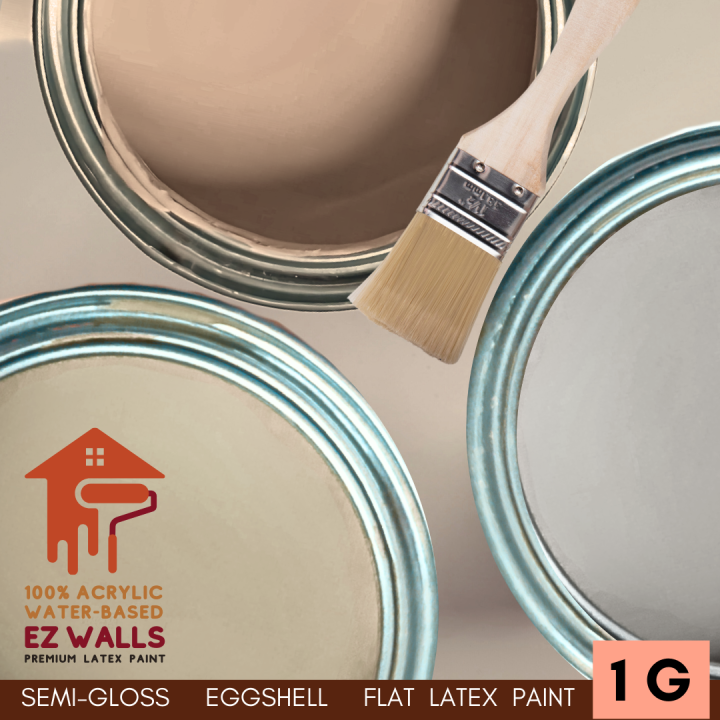EZ Wall x Boysen Permacoat Semi-Gloss Acrylic Latex Paint 4L (For ...