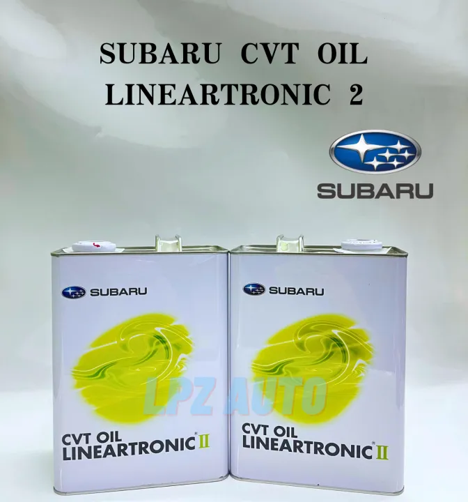 100% ORIGINAL SUBARU CVT OIL LINEARTRONIC 2 (4 LITRE) ## ATF CVT FLUID ...