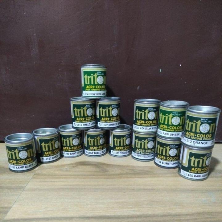 Odorless and Quick Dry Triton Latex Tinting Color Paint | Lazada PH