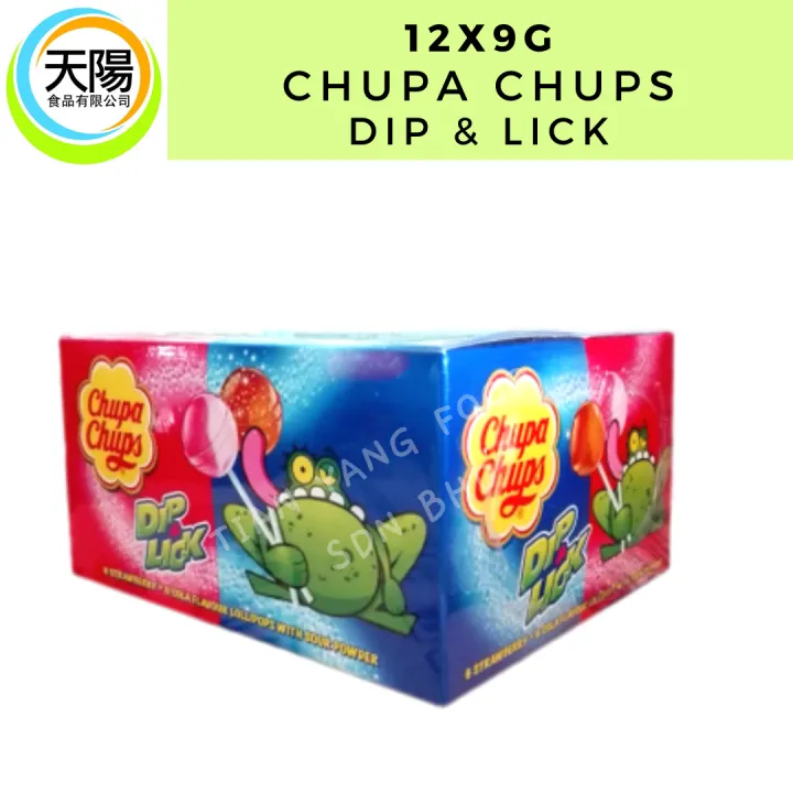 CHUPA CHUPS LOLLIPOP/DIP&LICK LOLLIPOP/GULA LOLLIPOP/STRAWBERRY&COLA ...