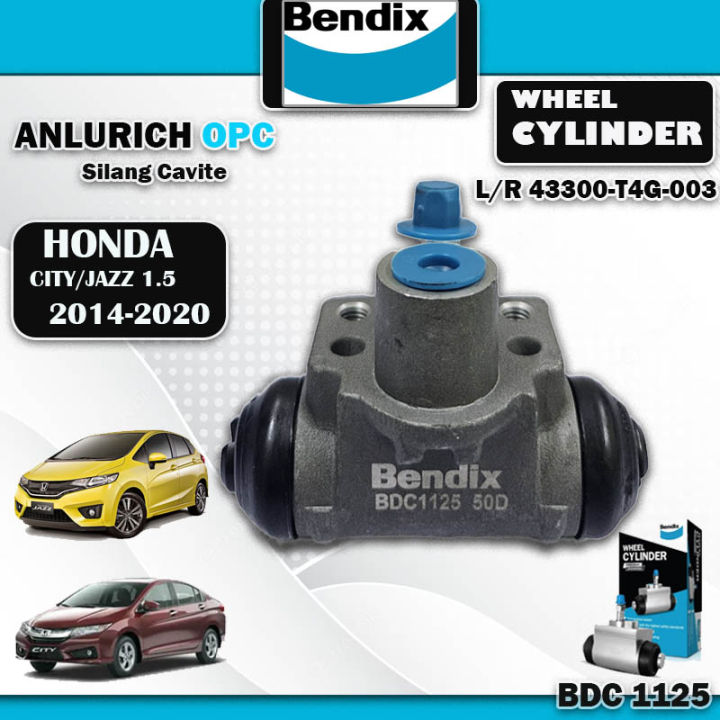 WHEEL CYLINDER REAR HONDA CITY/JAZZ 1.5 2014-2020 (Left/Right) Bendix ...
