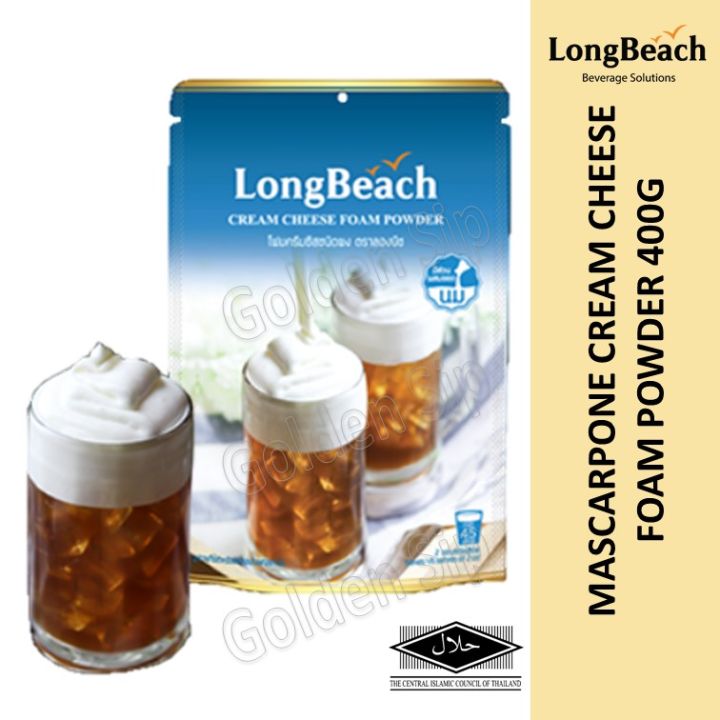 LONGBEACH Mascapone Cream Cheese Foam Powder 400g (READY STOCK) | Lazada