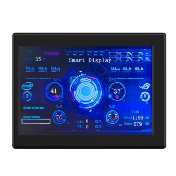 Smart Sensor 3.5 Inch IPS Monitor Display Computers Monitor CPU GPU ...