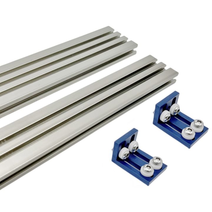 Multi Track T-Slot Profile Fence, Saw Table Sliding Push Block ...