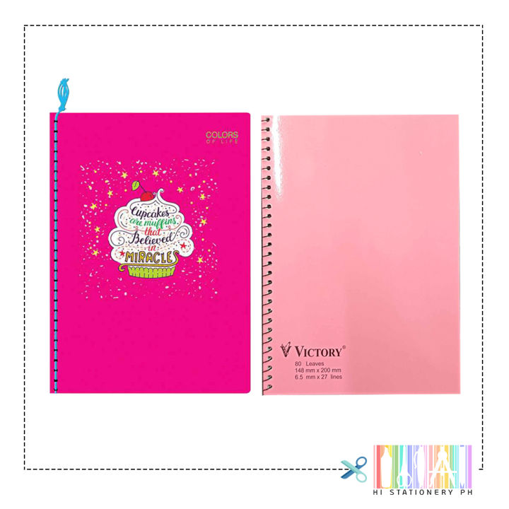 VICTORY ADVANCE University Notebook Big Notebook 80leaves Random Design ...