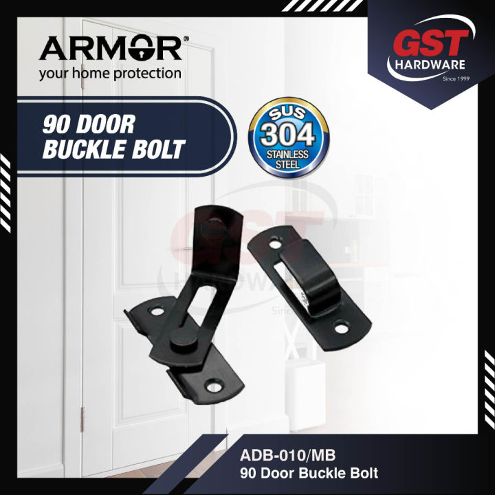 Armor Stainless Steel Swing Bolt ADB-010 Matt Black Swing Bolt Door ...