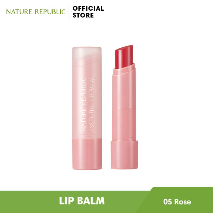 NATURE REPUBLIC ESSENTIAL LIP BALM 05 ROSE | Lazada PH