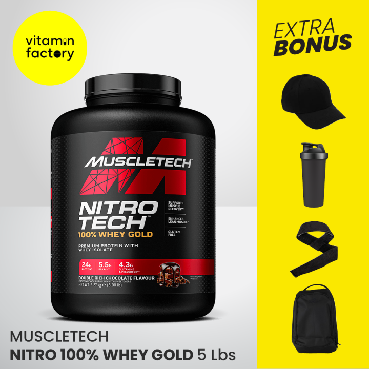 Muscletech Nitrotech Whey Gold 5.5lbs 5 Lbs | Lazada Indonesia