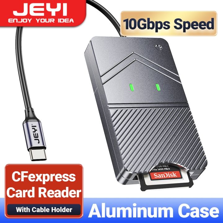 JEYI CFexpress Card Reader, USB 3.2 Gen2 10Gbps CFE Type B Reader ...