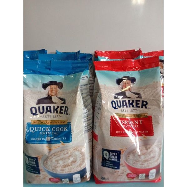 quaker oats instant oatmeal,quick cook oatmel 400g | Lazada PH
