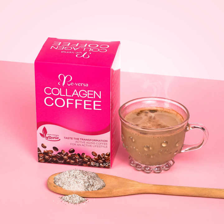 Manna Collagen Coffee with Stevia Anti-Aging Improves Skin Complexion ...