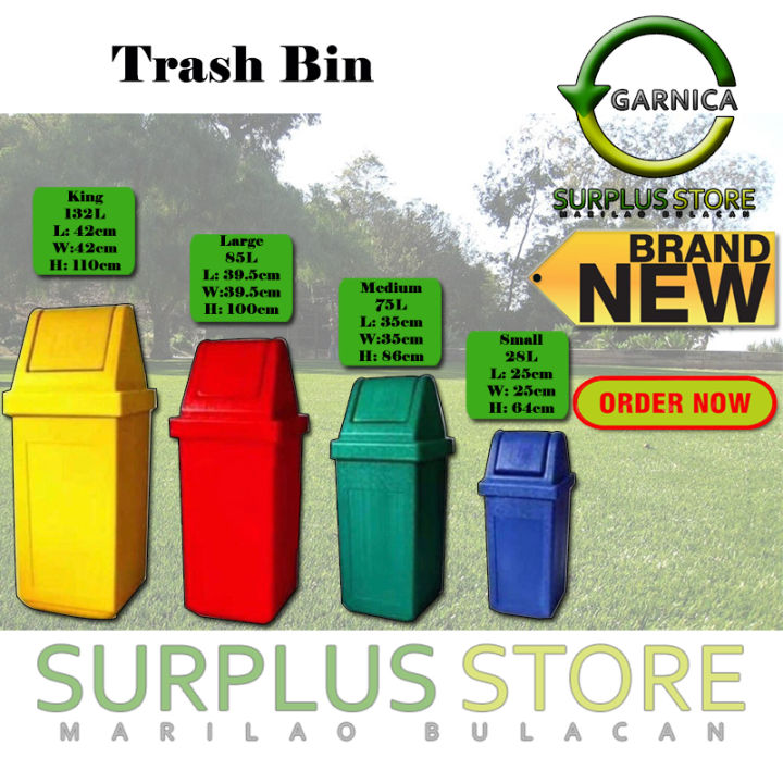 Regular Colored Trash Bin Lazada Lazada PH
