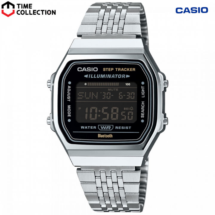 Casio ABL-100WE-1B Digital Stainless Steel Bluetooth Watch | Lazada PH