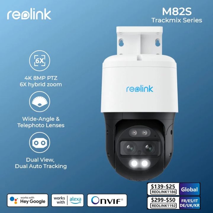 Trackmix Series PoE Trackmix Series PoE Auto Varifocal Reolink Trackmix Series Poe & Camera 4K ...