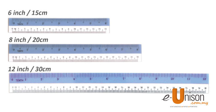 Flexible Plastic PVC Ruler 15cm/20cm/30cm | Lazada