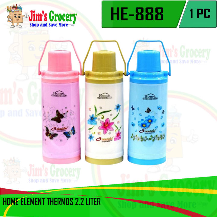 THERMOS 2.2 LITERS RANDOM COLORS/DESIGN #HE777/HE888/HE999 ( 1PC ...