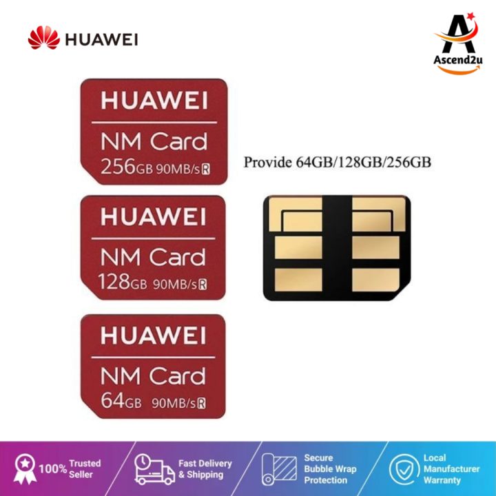 [HUAWEI] - HUAWEI NANO NM MEMORY CARD ORIGINAL - 64GB/128GB/256GB | Lazada
