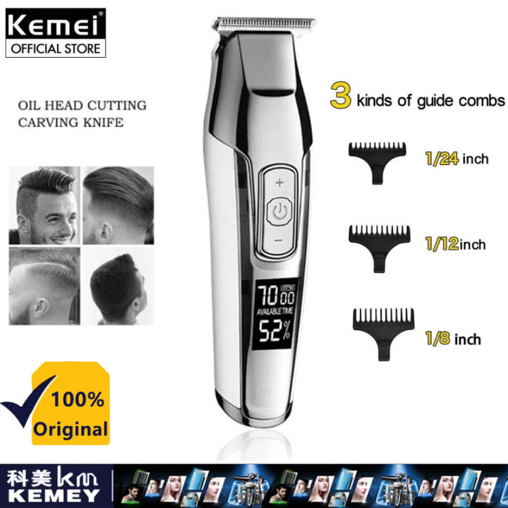 Kemei KM-5027 100-240V Professional Hair Trimmer Shave Beard Shaver ...