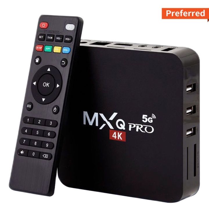 mxq pro tv box 4k 5g home smart TV box android tv box | Lazada PH