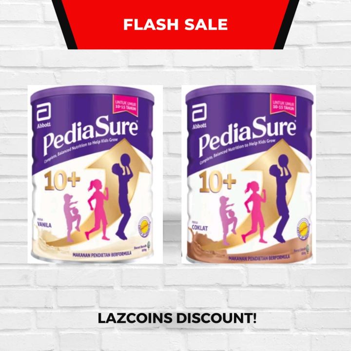 EXP 2026 PediaSure 10+ PLUS (10-15 years) Vanila/Chocolate 850g | Lazada