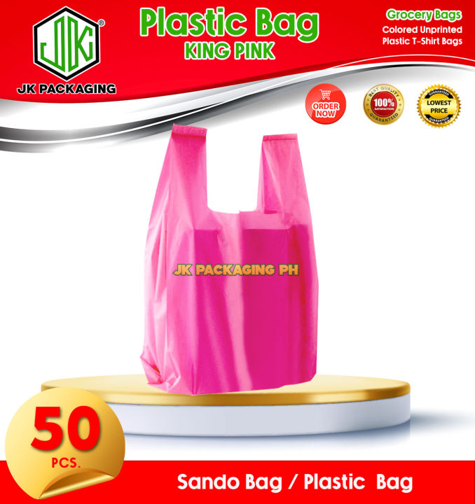 Plastic Sando Bag [ 50 PCS. ] ( PINK ) | Lazada PH