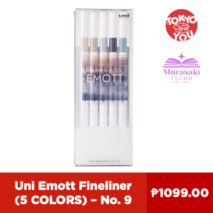 Uni Emott FIneliner (5 Colors) No. 09 - Nuance | Lazada PH