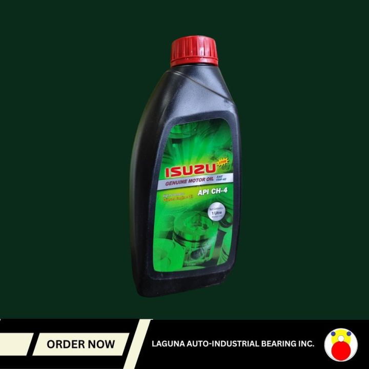 ISUZU Genuine Motor Oil SAE 15W-40 API CH-4 Diesel Engine Oil 1Liter ...