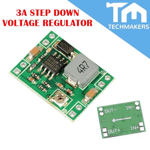 MP1584EN MP 1584 3A DC Step-Down Buck Converter (Stable than LM2596 2596) Adjustable Variable ...