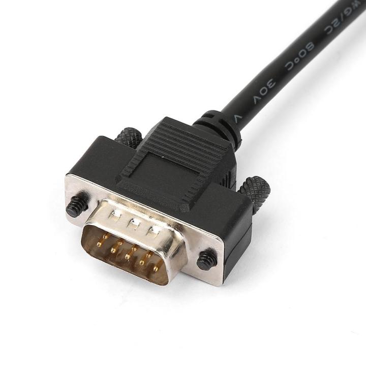 4.4 Meters Black PVC Isolated Programming Cable For Siemens S7-200 300 ...