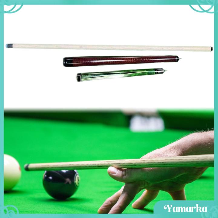 Yamarka ไม้ไม้แทงพูลไม้คิวบิลเลียด140ซม. แบ่งหัวคิวโต๊ะพูลกระโดดคิว ...
