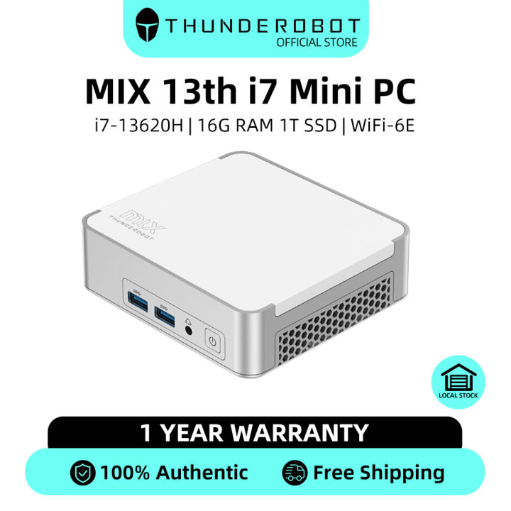 Hot Sale Thunderobot Mini PC MIX Intel 13th Gen i7-13620H 16G RAM 1TB ...