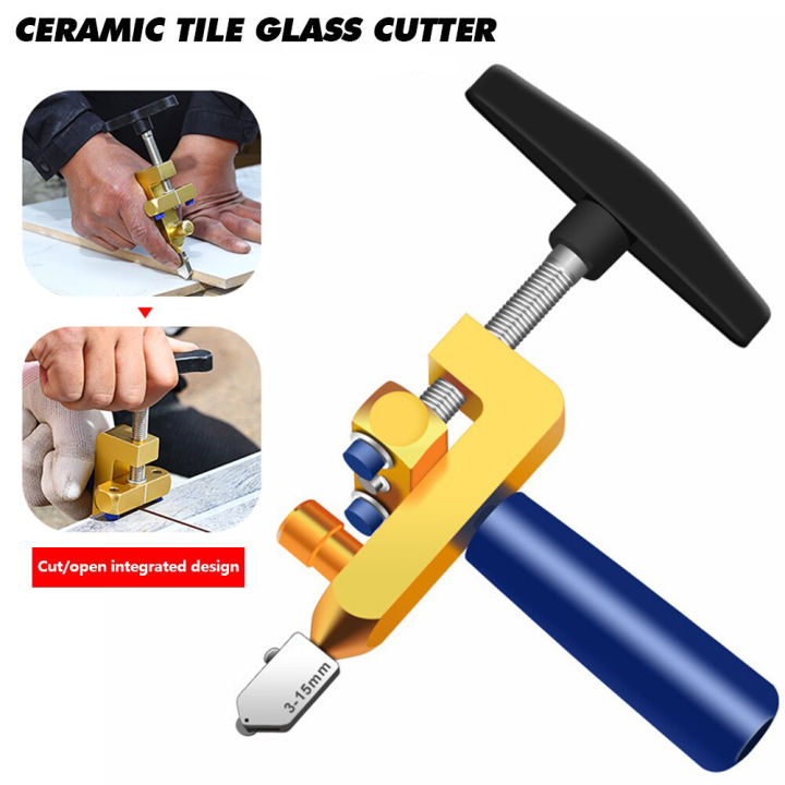 HSHOP Integrated Cutting Straight Ceramic Tile Wheel Guide Cutter KJQ ...