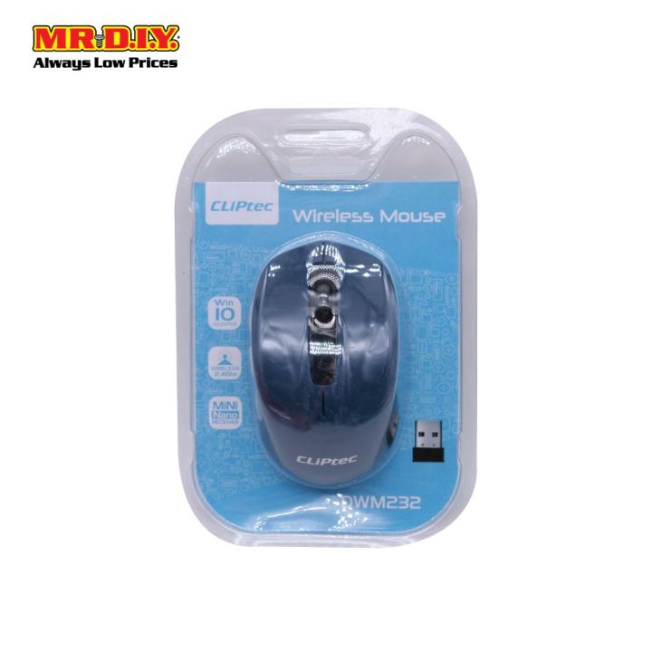 Mr.DIY CLIPTEC 2.4Ghz Wireless Mouse DWM232 | Lazada