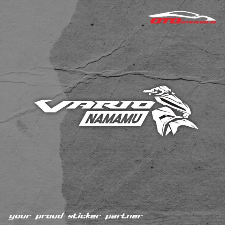 STIKER LOGO VARIO CUSTOM NAMA | Lazada Indonesia