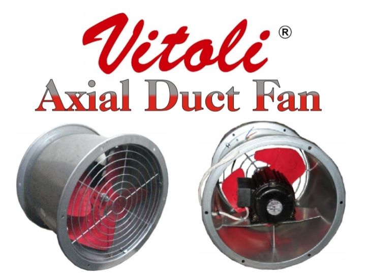 Vitoli Axial Duct Fan DF Series 12''/ 20'' / 24'' (1PH) Round | Lazada