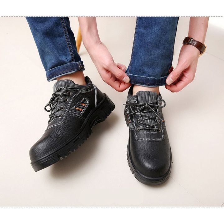 Labor Insurance Shoes Men's Steel Toe Cap Safety Shoes Shoes Low-top ...